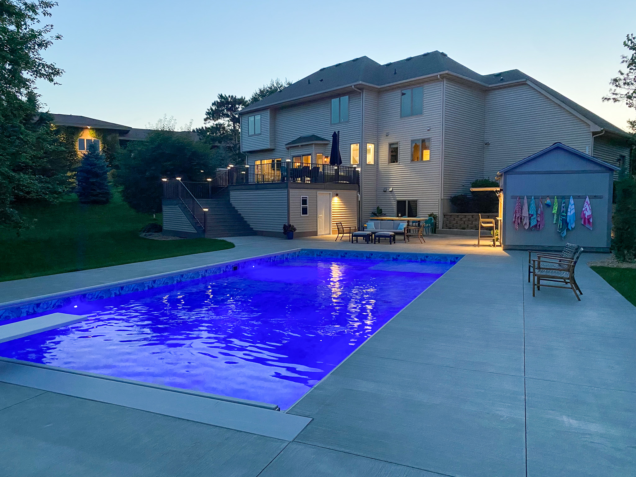 Alfresco Pool-Side Retreat - Hudson Builders and Remodelers